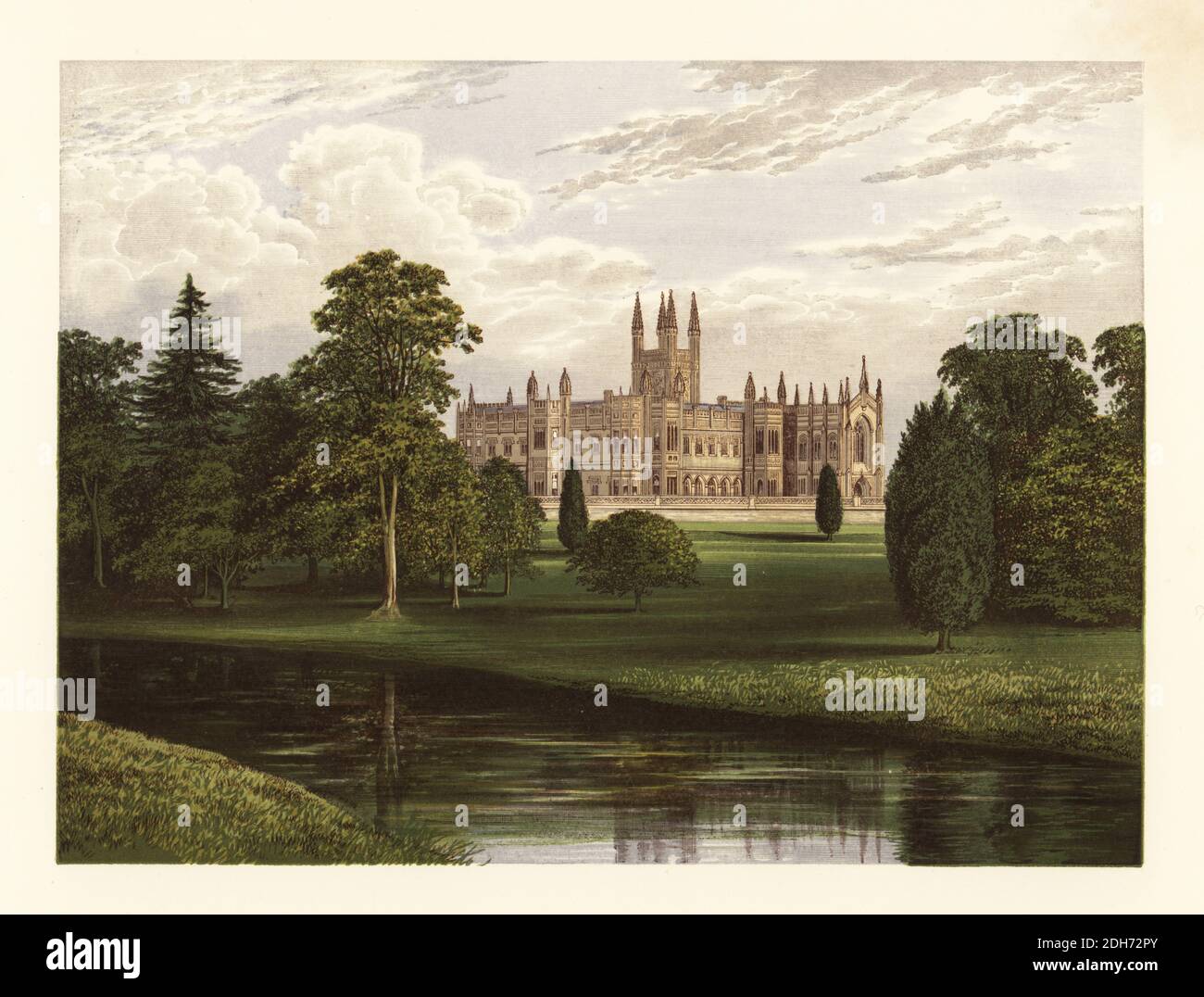 Toddington Manor, Gloucestershire, England. 19th-century country house ...