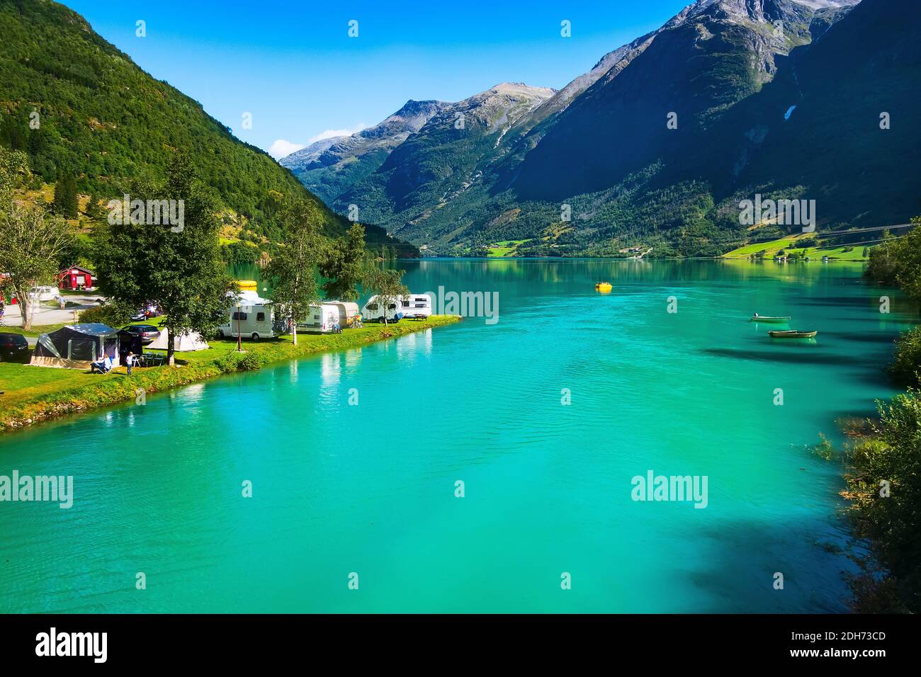 Camping geiranger fjord norway hi-res stock photography and images - Alamy