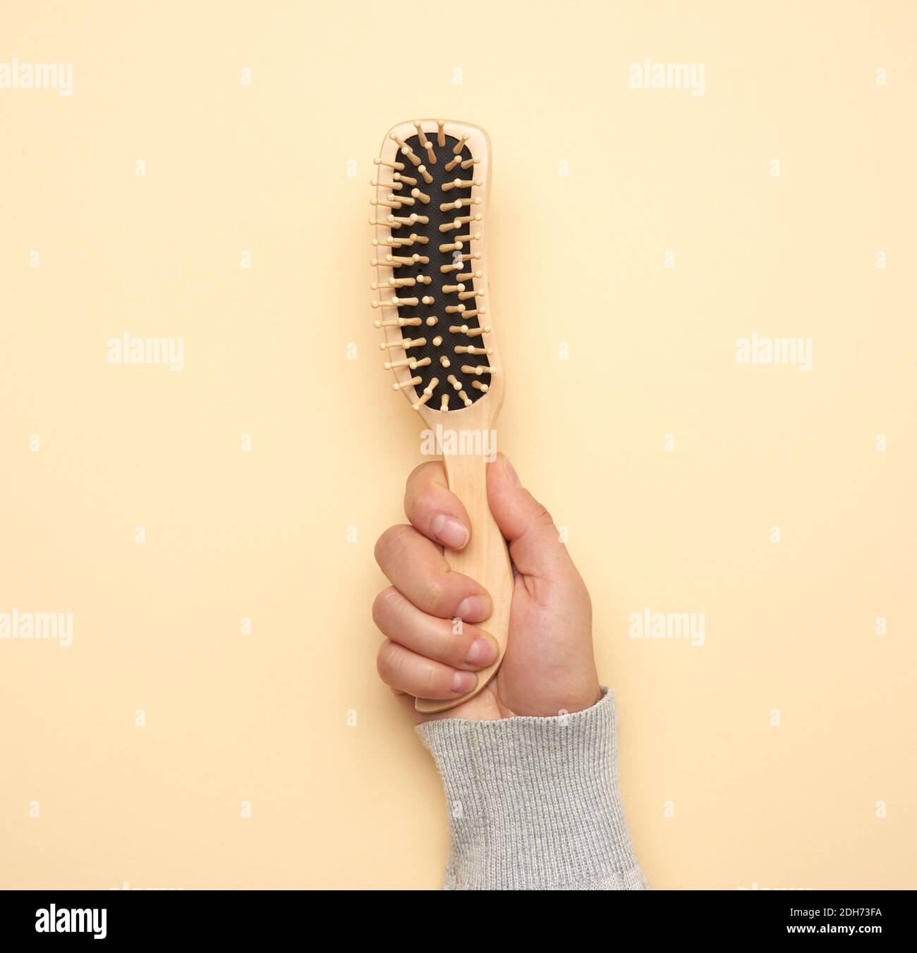Female hand massage brush hi-res stock photography and images - Alamy