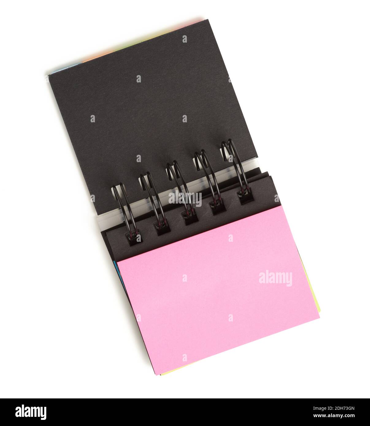 Blank paper pin stickers on a white background Stock Photo - Alamy