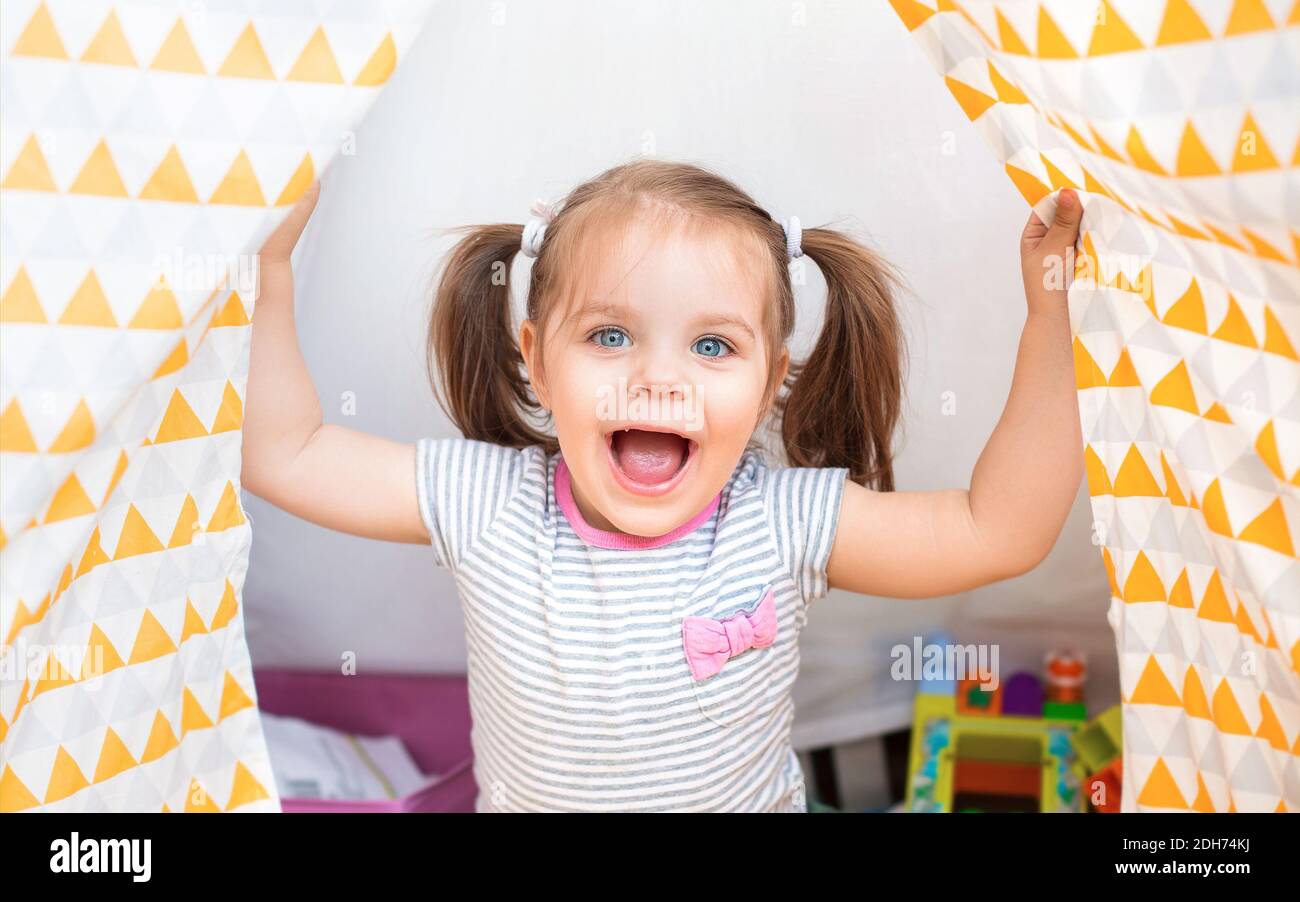 Delighted childhood hi-res stock photography and images - Alamy