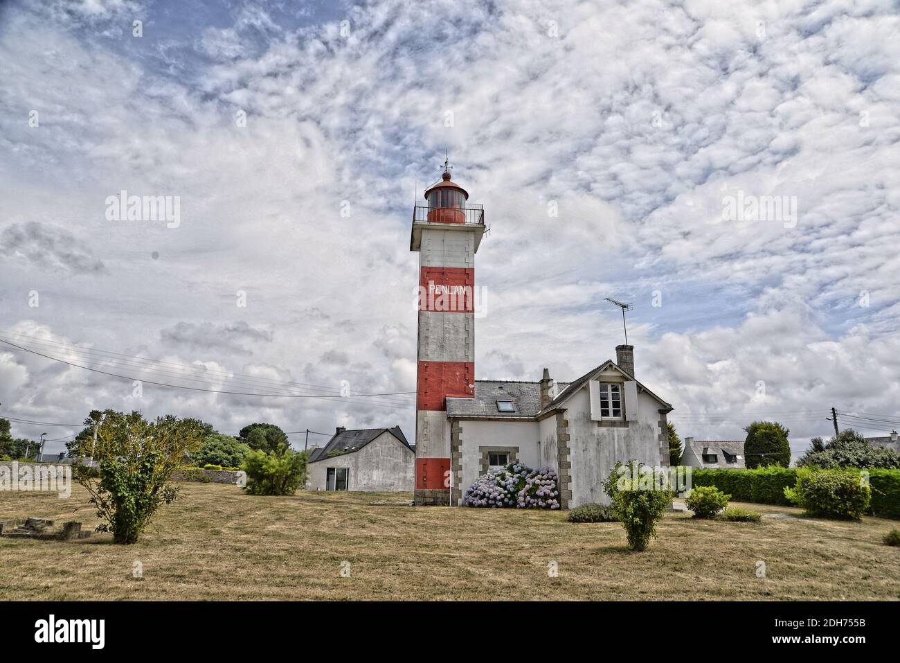 Phare de Penlan, Brittany Stock Photo - Alamy