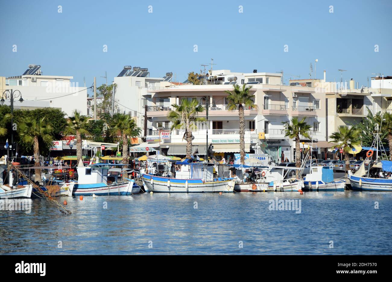 Port in Kos town Stock Photo - Alamy