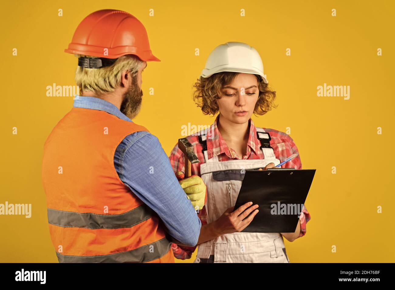 Female engineers working on factory hi-res stock photography and images ...