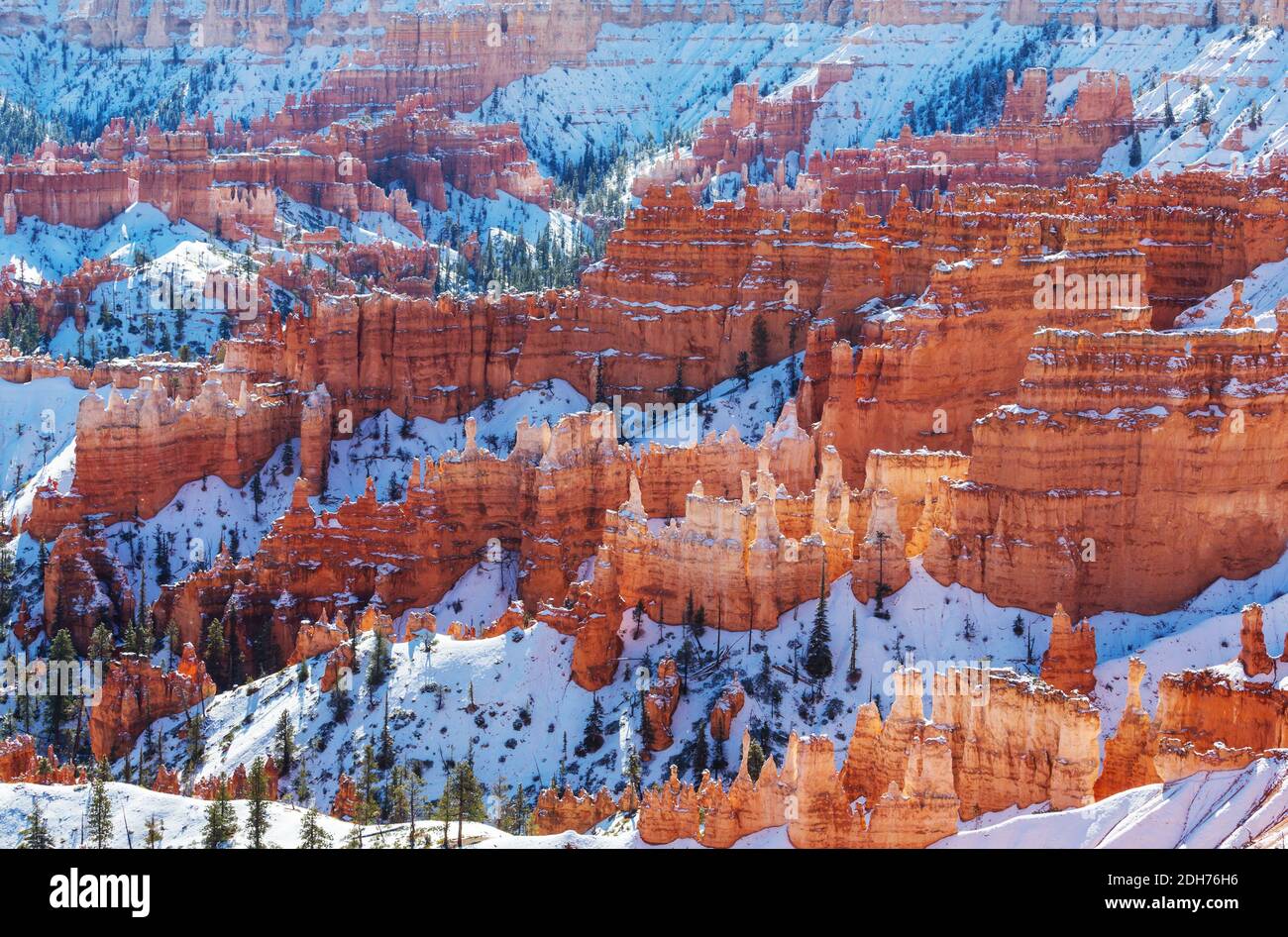 Winter in Bryce Stock Photo - Alamy