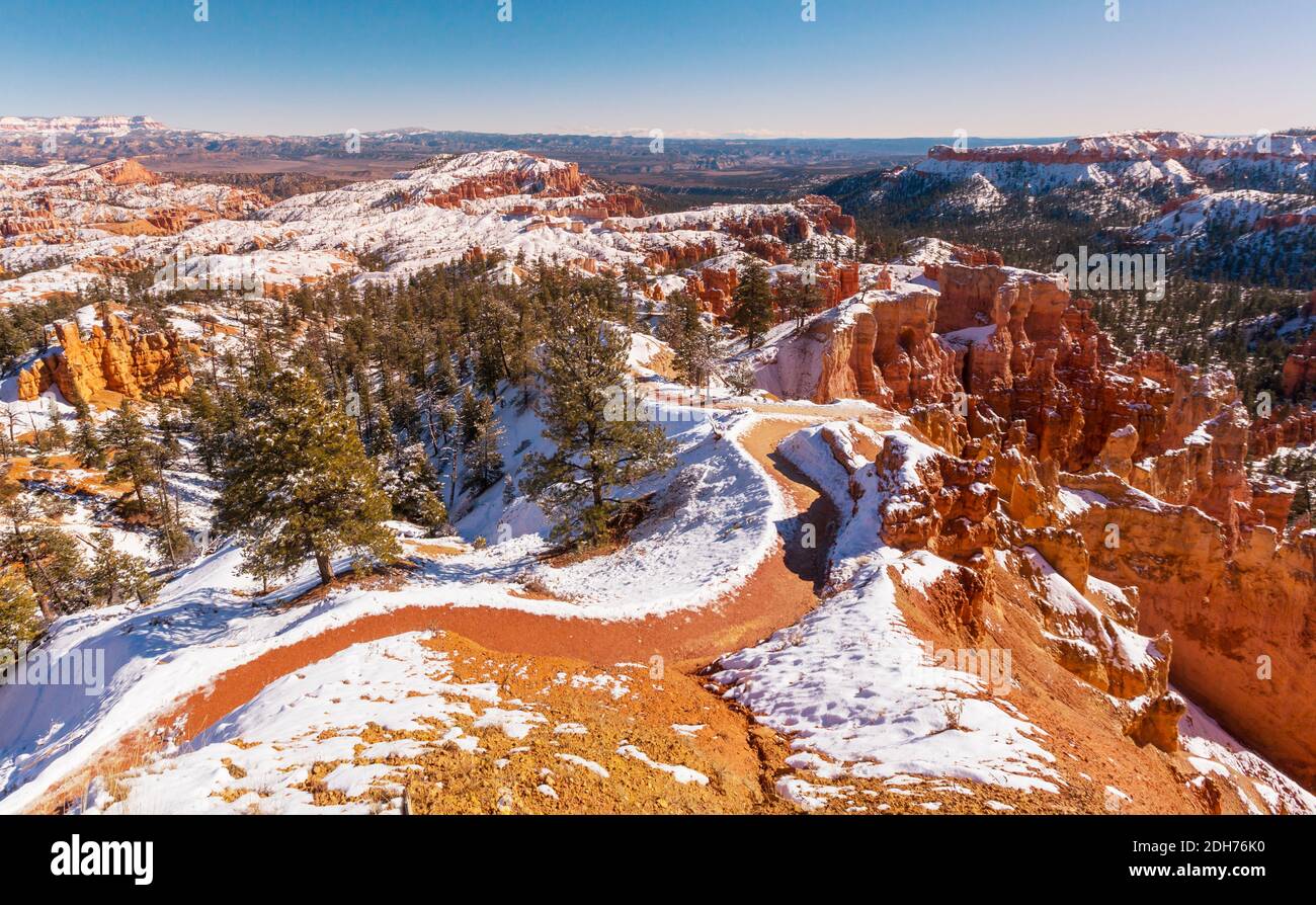Winter in Bryce Stock Photo - Alamy