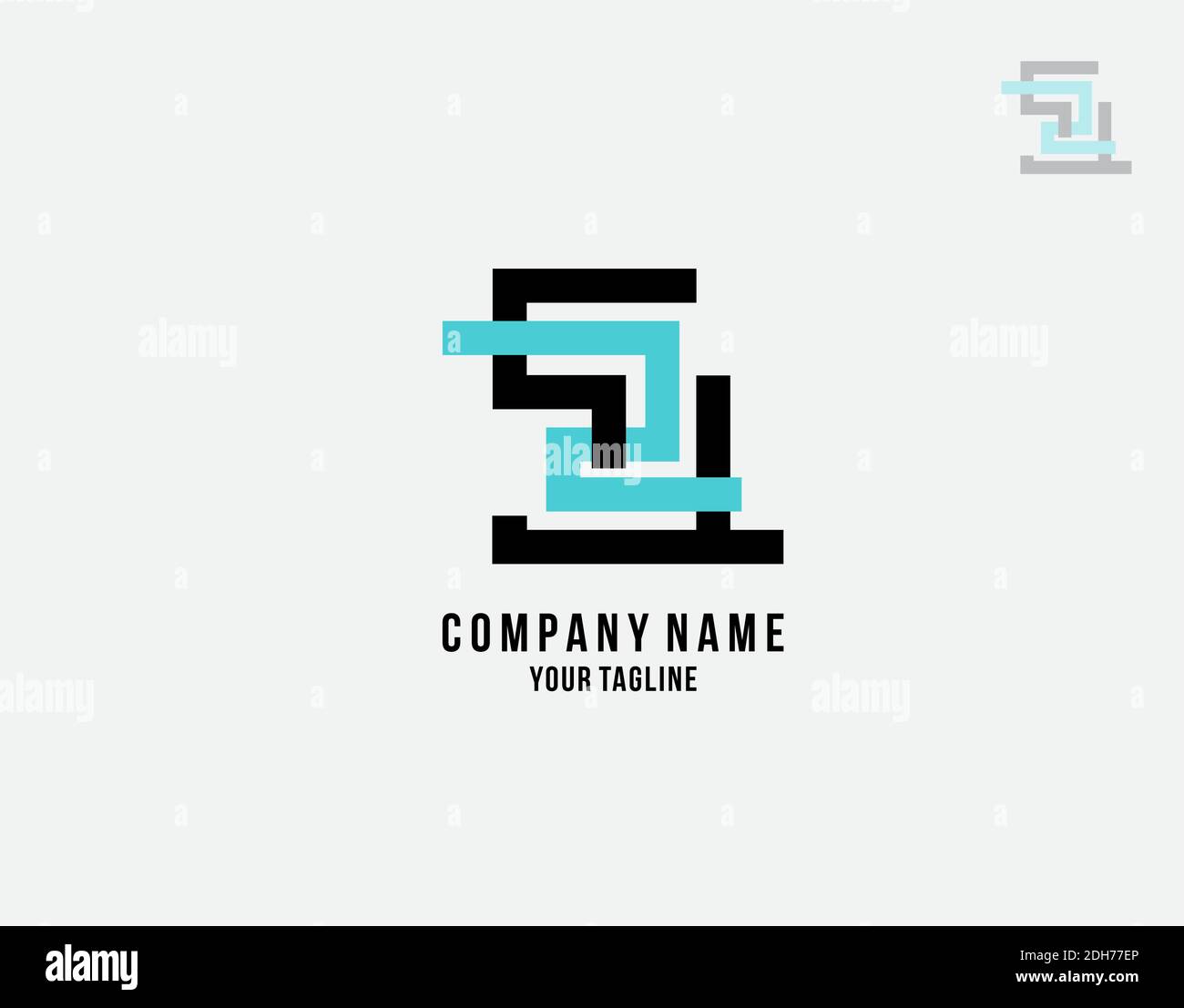 Letter SRT logotype on white background in vector illustration Stock ...