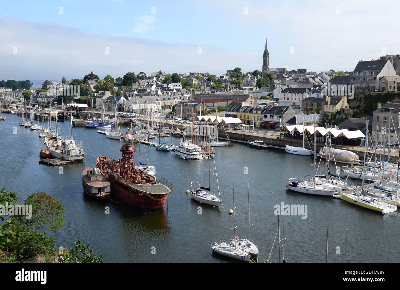 Port of Douarnenez Stock Photo - Alamy
