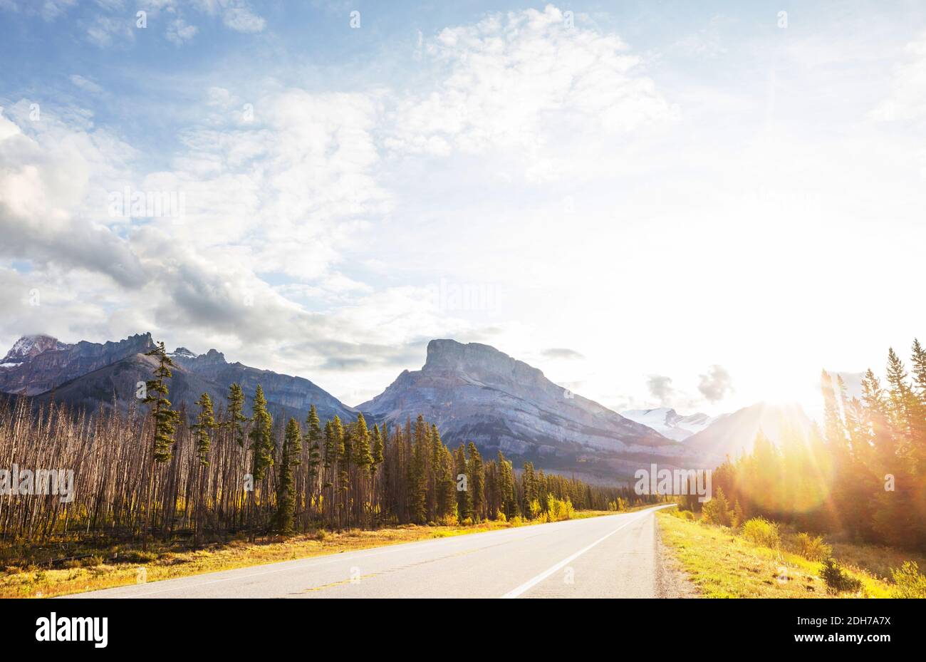 Road in Canada Stock Photo - Alamy