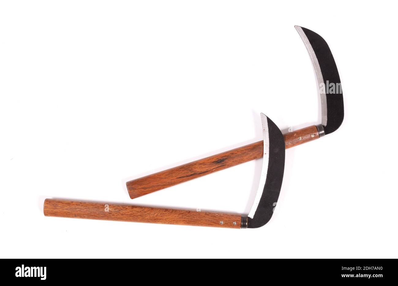 Japanese kama weapon, isolated on white background Stock Photo - Alamy