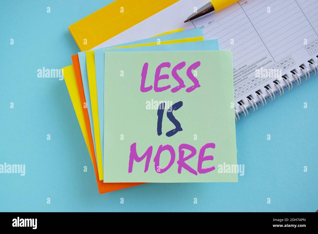 Conceptual hand writing showing Less Is More. Business photo showcasing ...