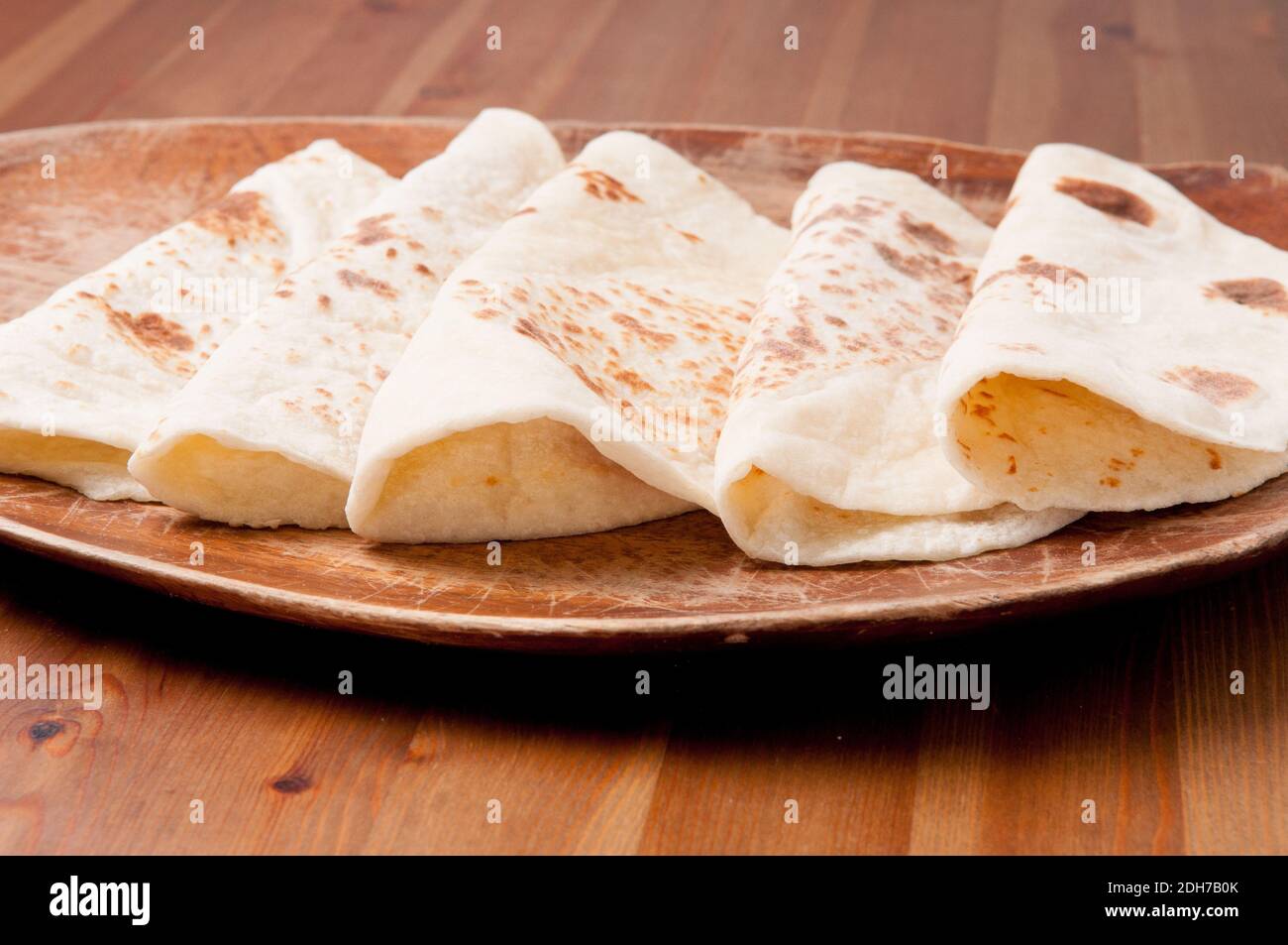 hand made artisinal flat bread made from scratch Stock Photo - Alamy