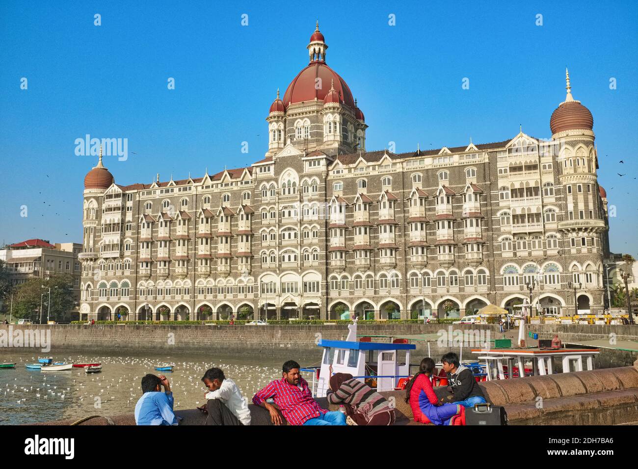 The iconic Taj Mahal Palace Hotel in Colaba, Mumbai, India Stock Photo ...