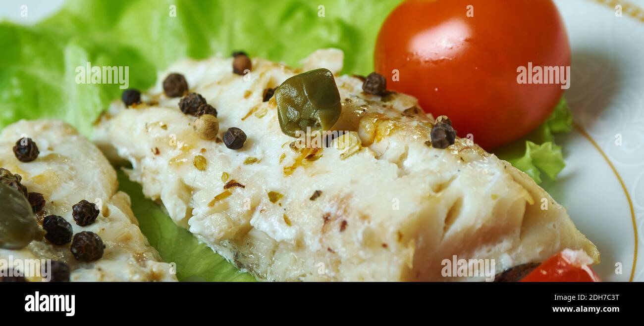 Filetti di orata al pepe verde - Italian Dorada fillet with green ...