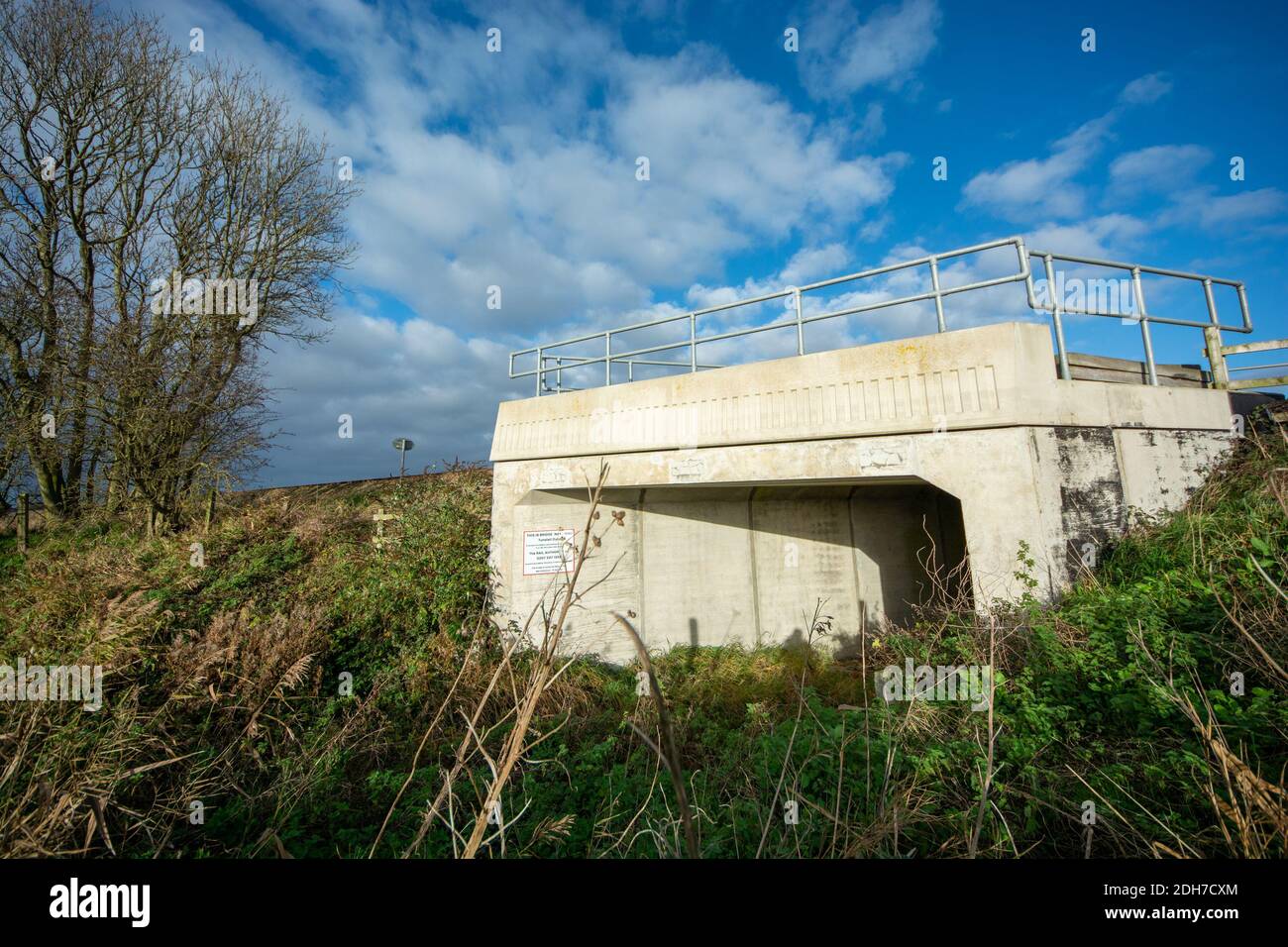 Bridge Culvert Tunstall Dyke Stock Photo - Alamy