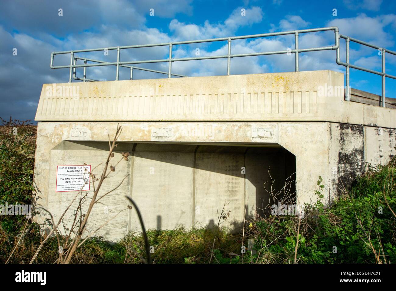 Bridge Culvert Tunstall Dyke Stock Photo - Alamy