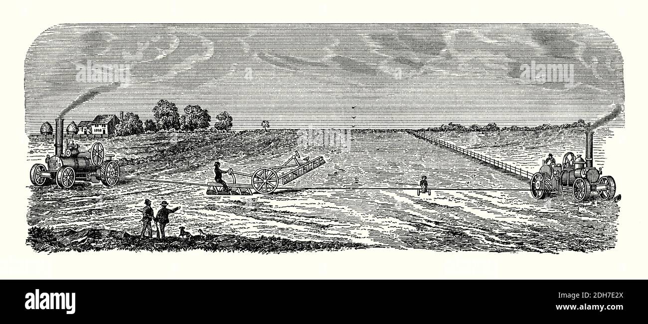 English steam plow hi-res stock photography and images - Alamy