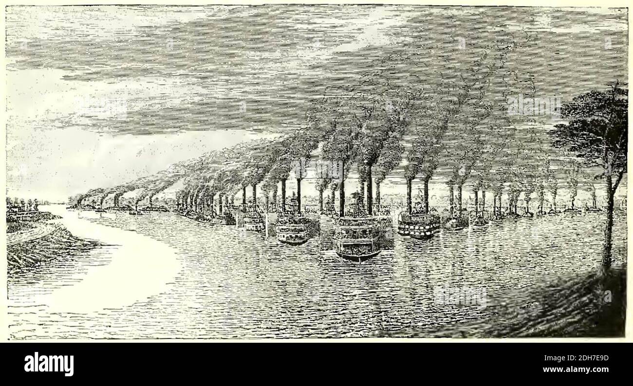 Mississippi River Squadron on Red River Stock Photo - Alamy