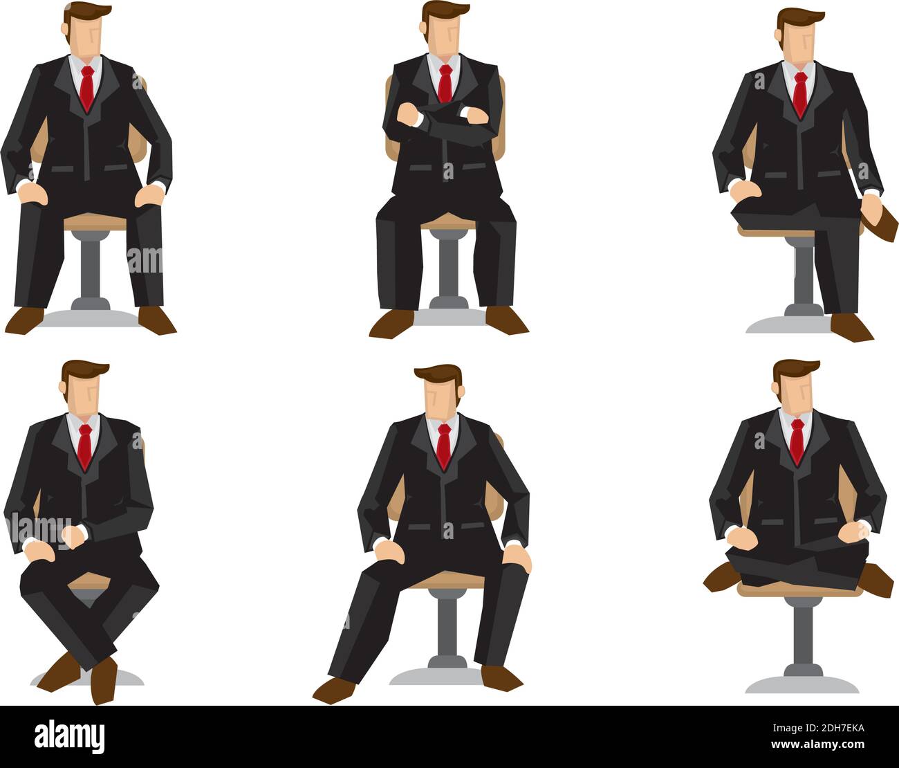 Professional positions Stock Vector Images - Alamy