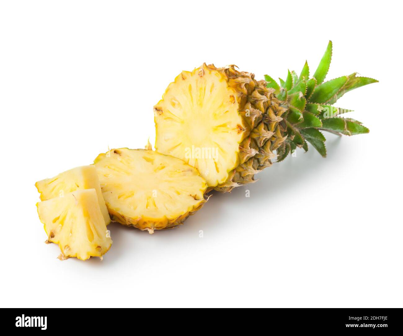 Pineapple cross section fruit slice hi-res stock photography and images ...