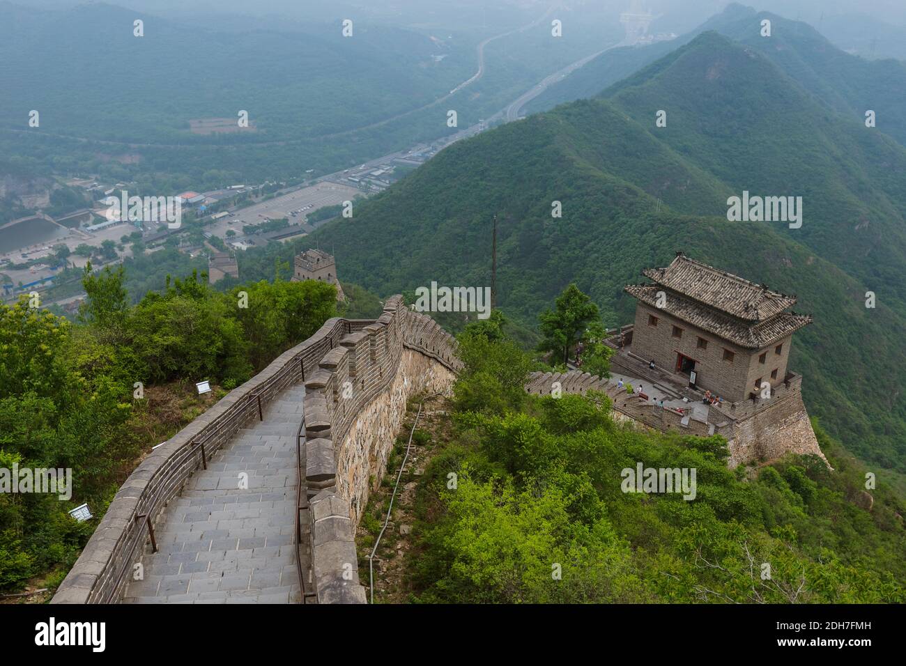 Great Wall of China at Badaling - Beijing Stock Photo - Alamy