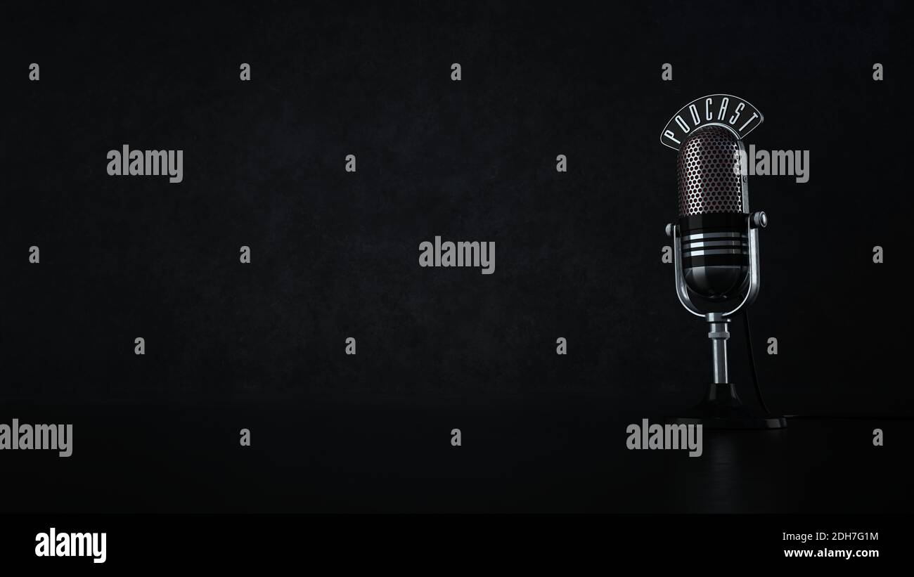 Podcast interview recording radio hi-res stock photography and images ...