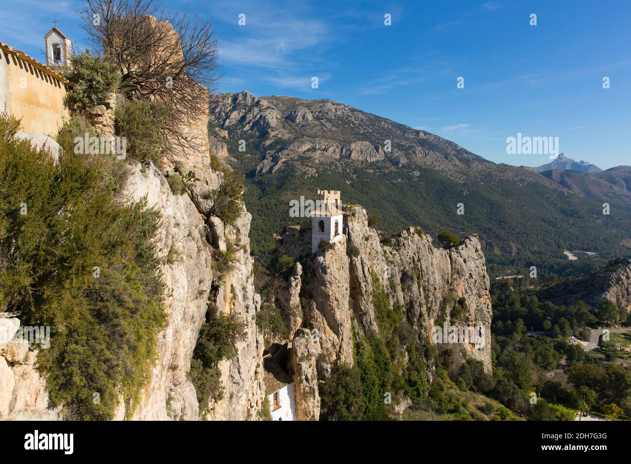 El Castell Guadalest Spain historic village in beautiful spanish ...