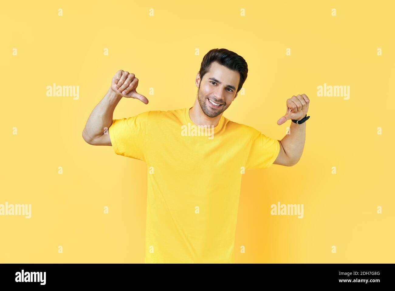 Pointing at himself hi-res stock photography and images - Alamy