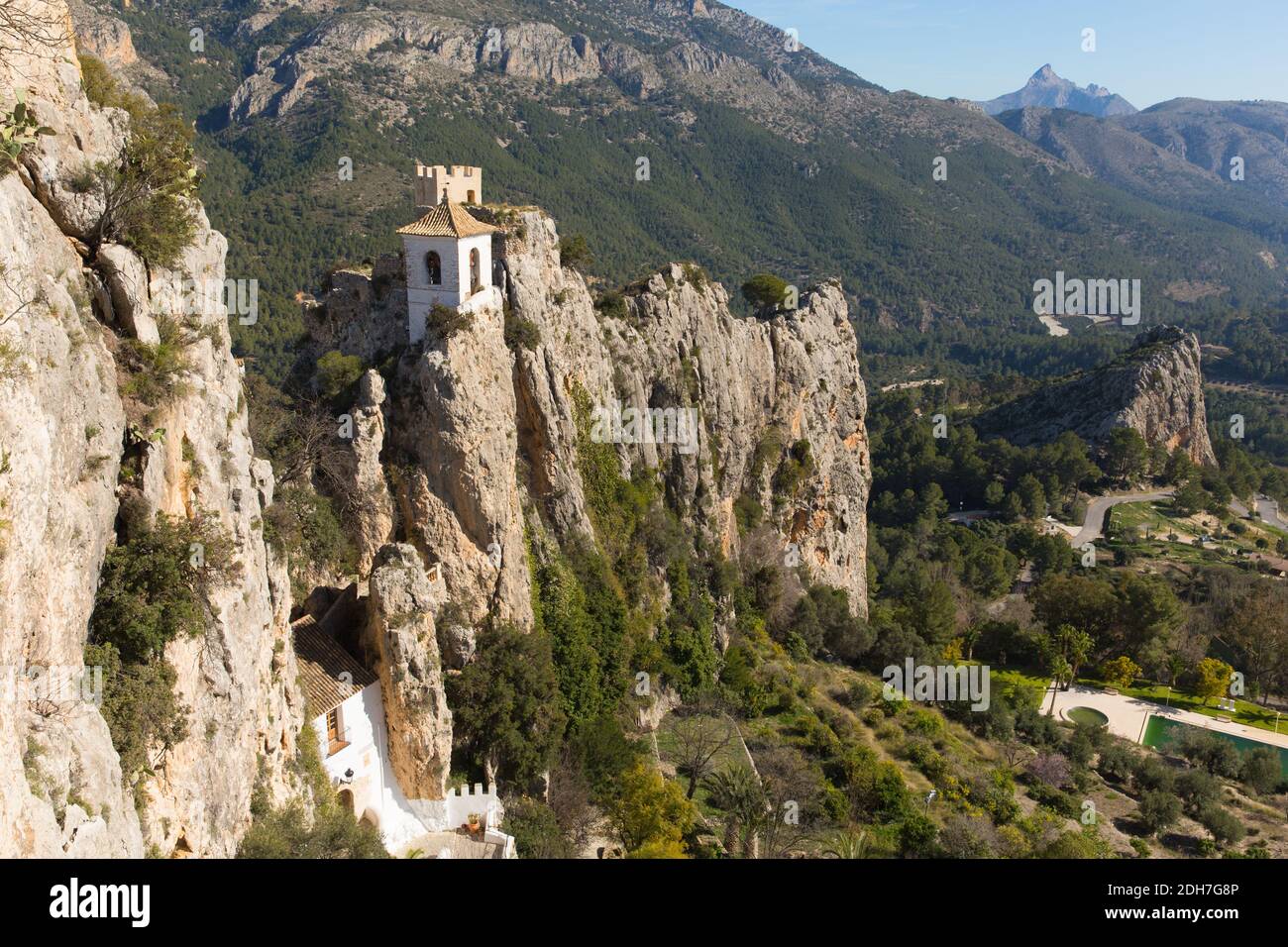 Guadalest Spain El Castell historic village in beautiful spanish ...