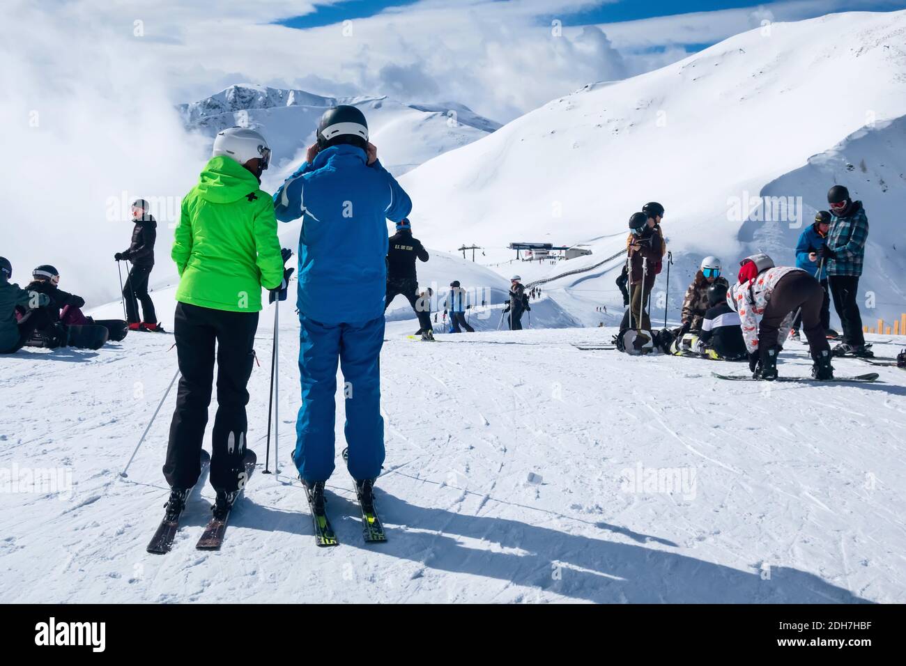 Saalbach Austrian Ski Resort High Resolution Stock Photography and ...