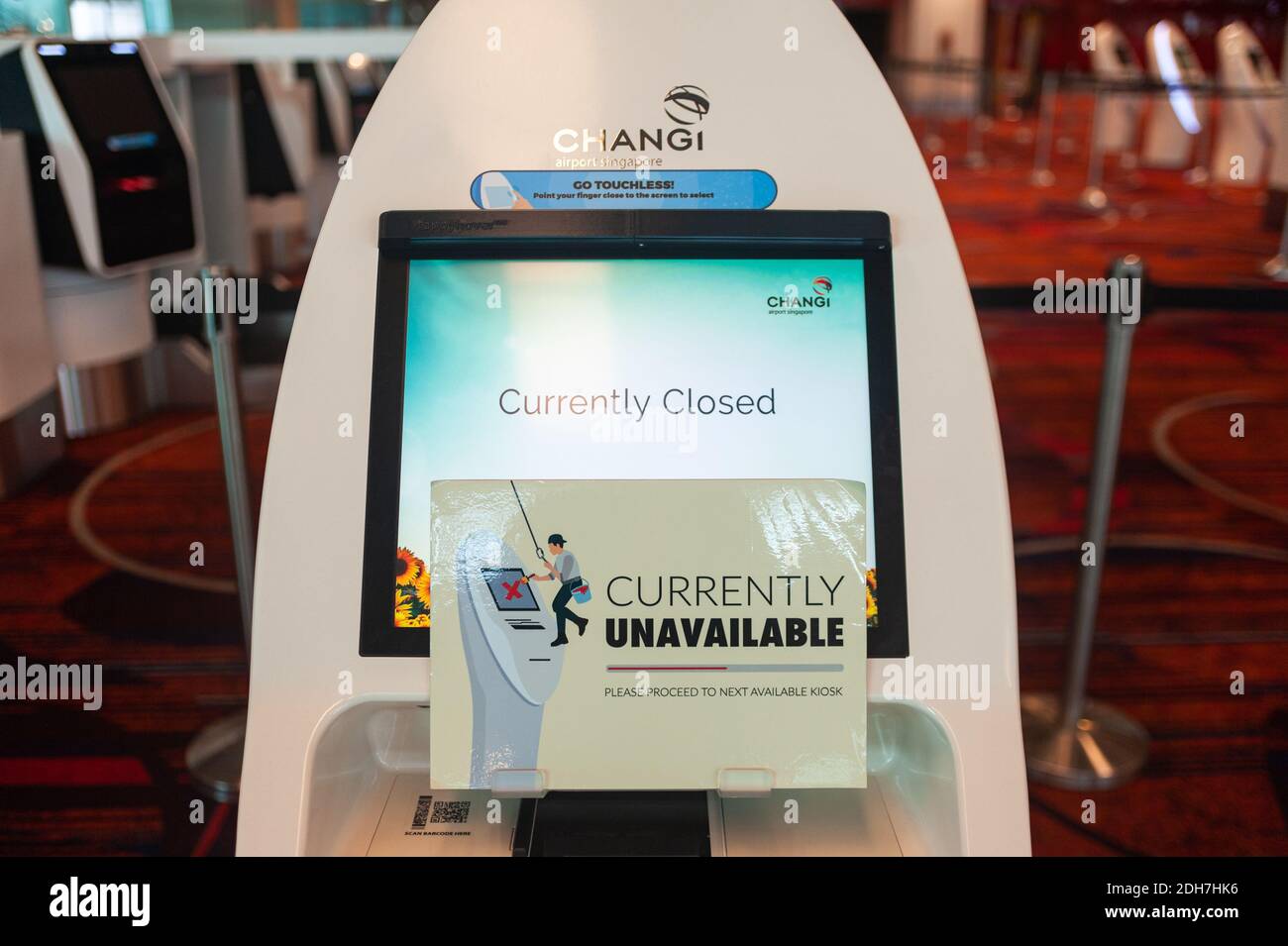 08.12.2020, Singapore, Republic of Singapore, Asia - A closed automated ...