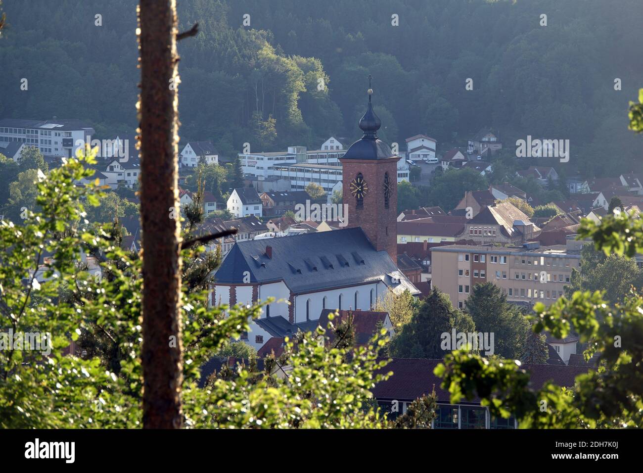 Rodalben with church Stock Photo - Alamy