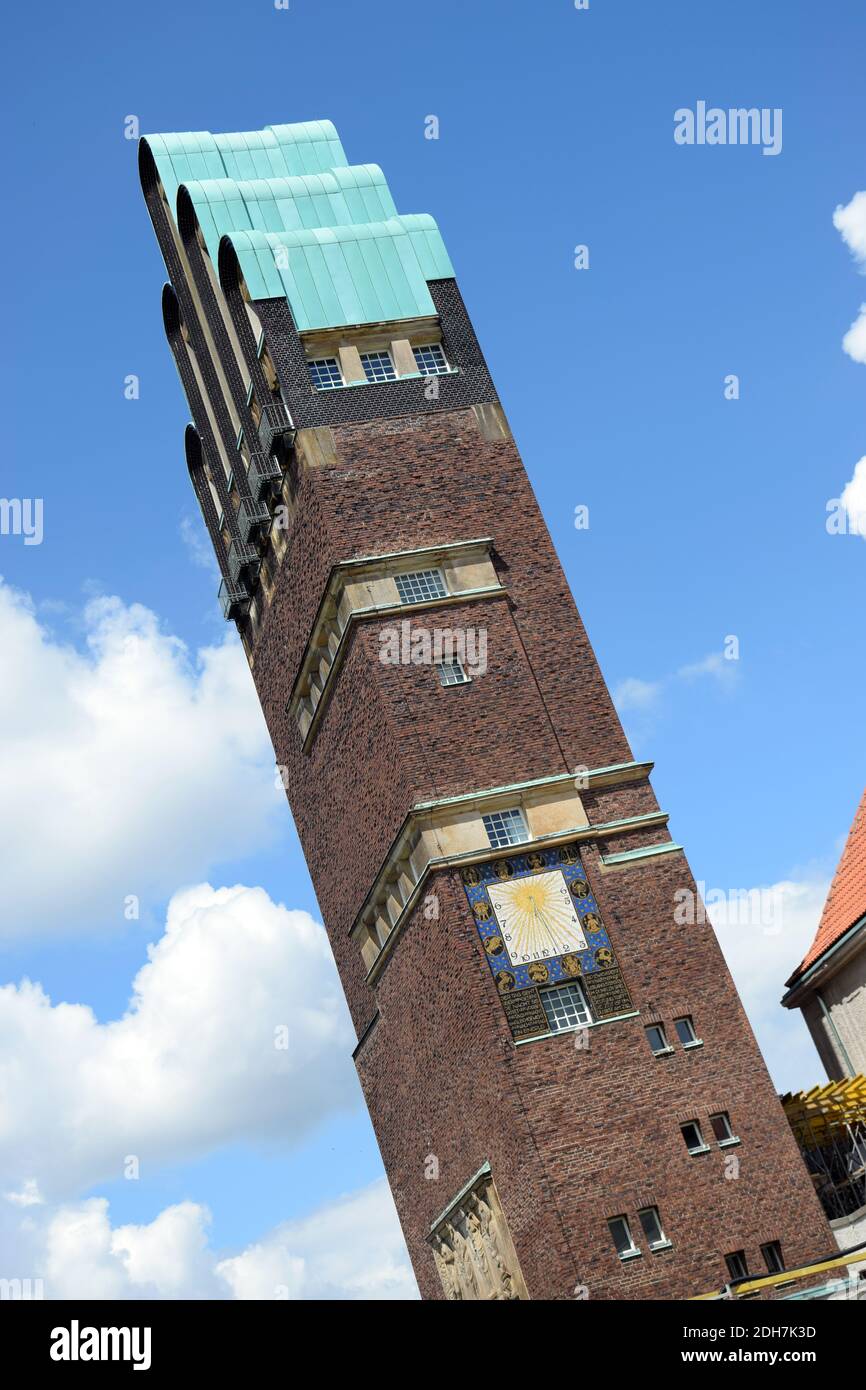 Wedding tower in Darmstadt Stock Photo - Alamy