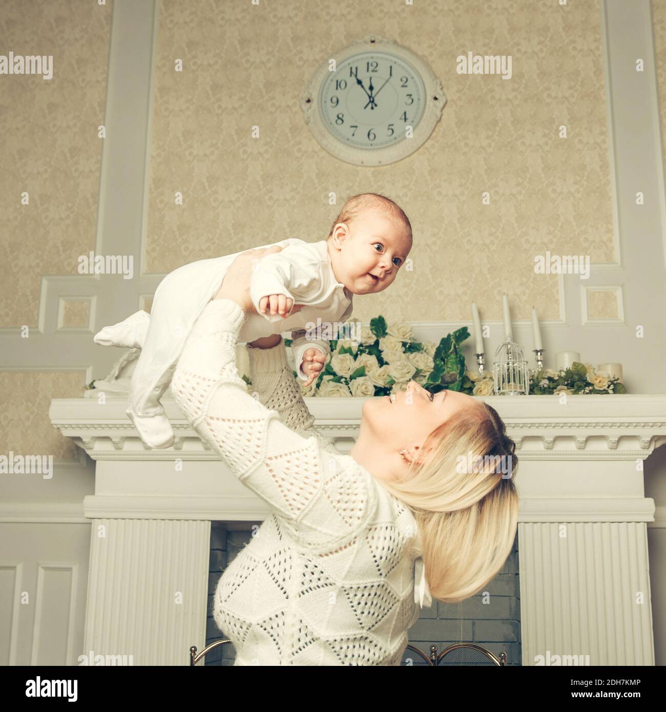 Financial management graphs in a corporate blue color Stock Photo - Alamy