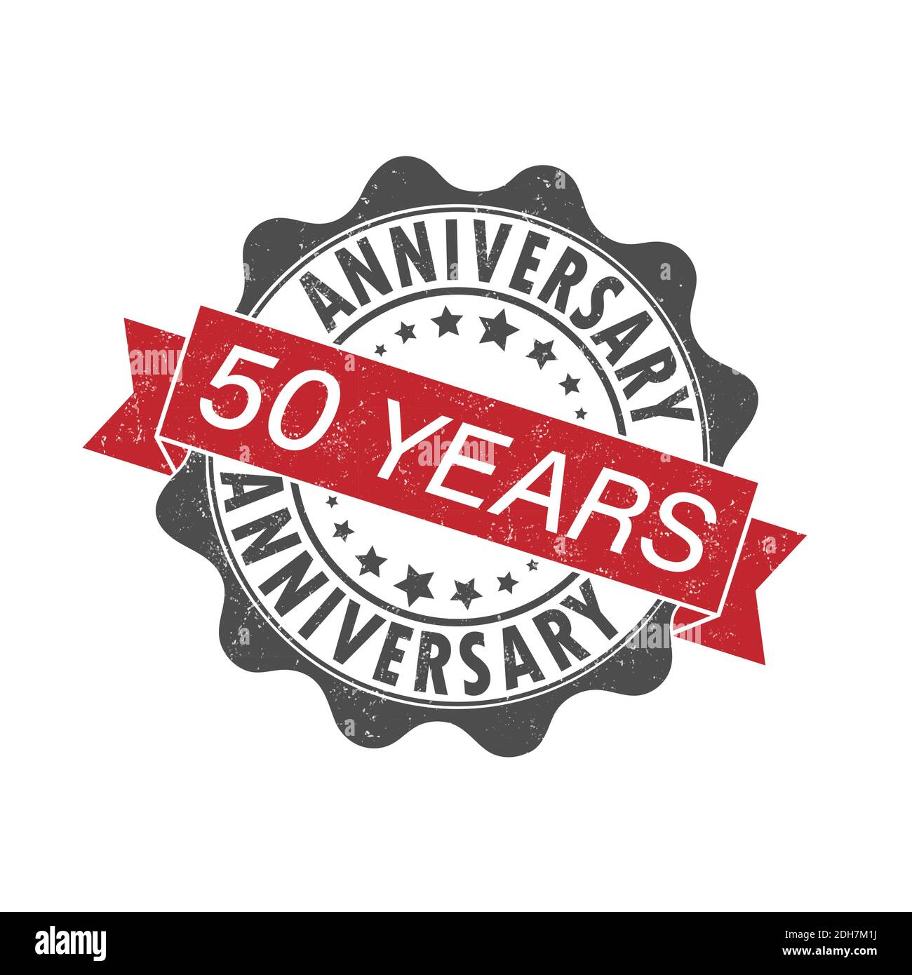 Anniversary 50 years template ribbon Stock Vector Images - Alamy
