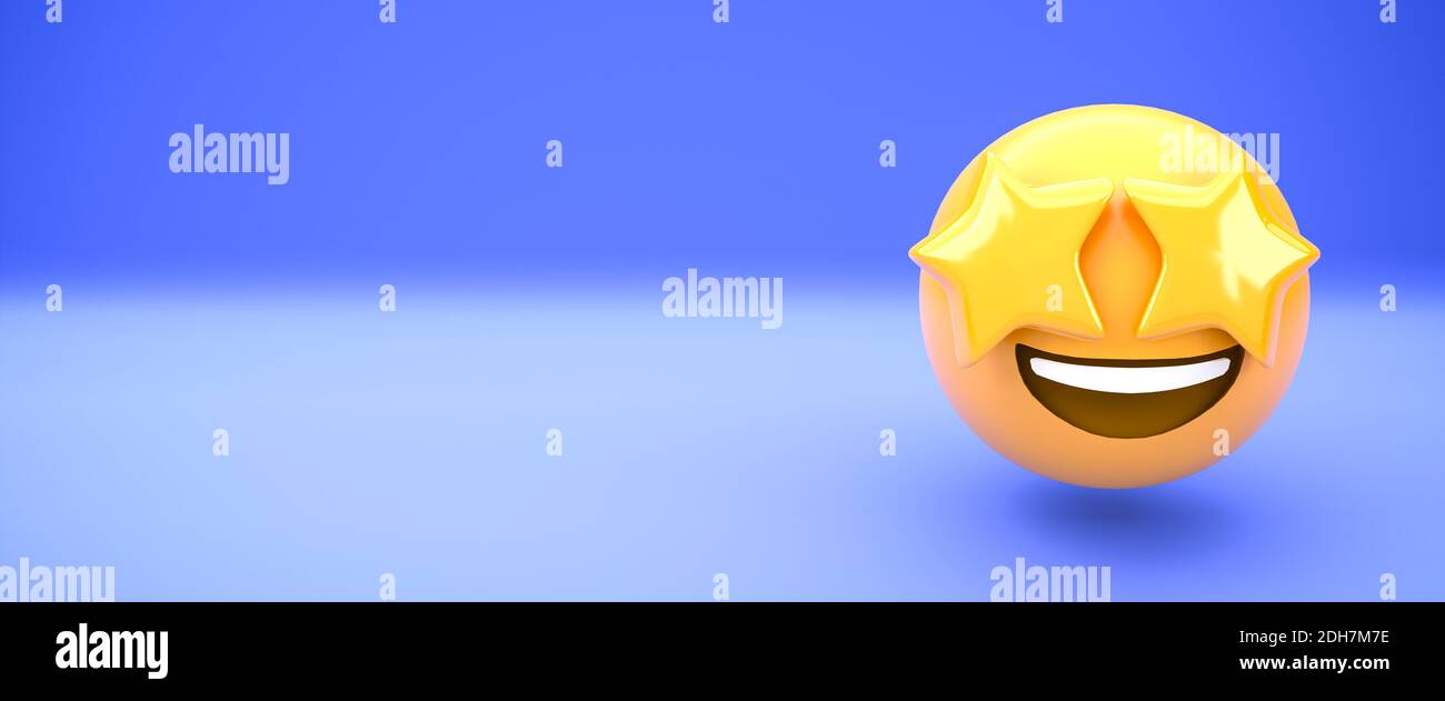 Blue emoji hi-res stock photography and images - Alamy