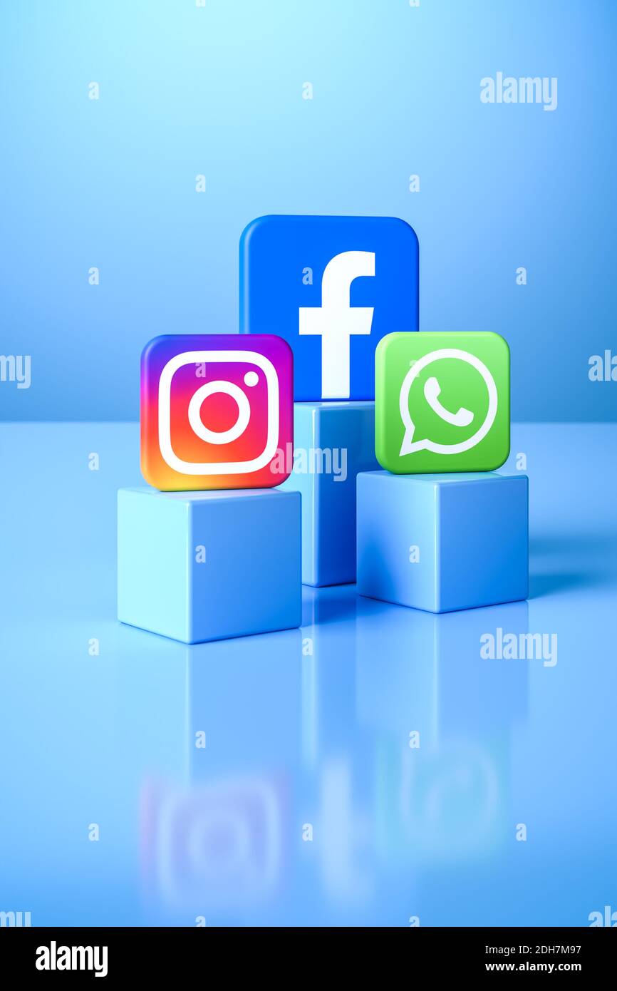 Logos social media image hi-res stock photography and images - Alamy