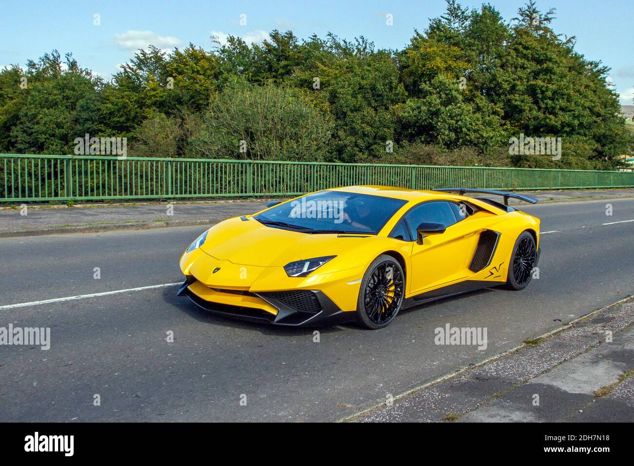 Yellow Lamborghini Convertible