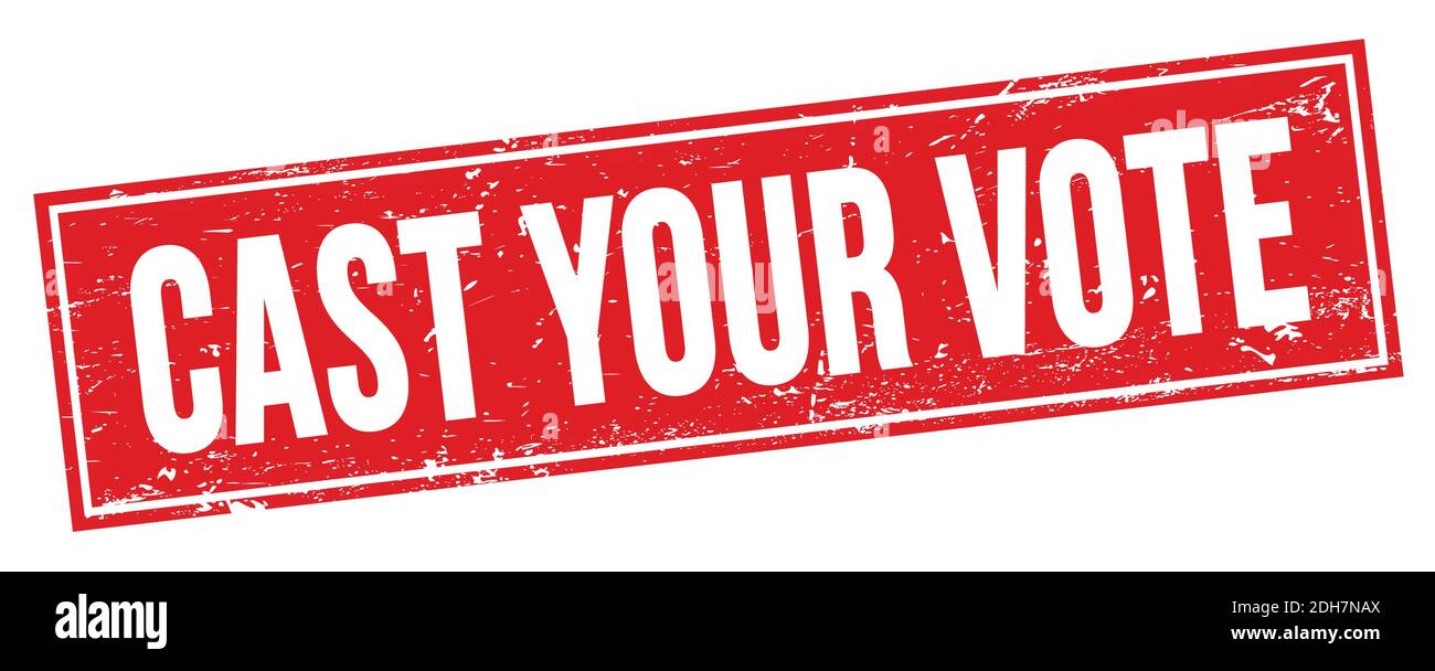 Cast your vote word hi-res stock photography and images - Alamy