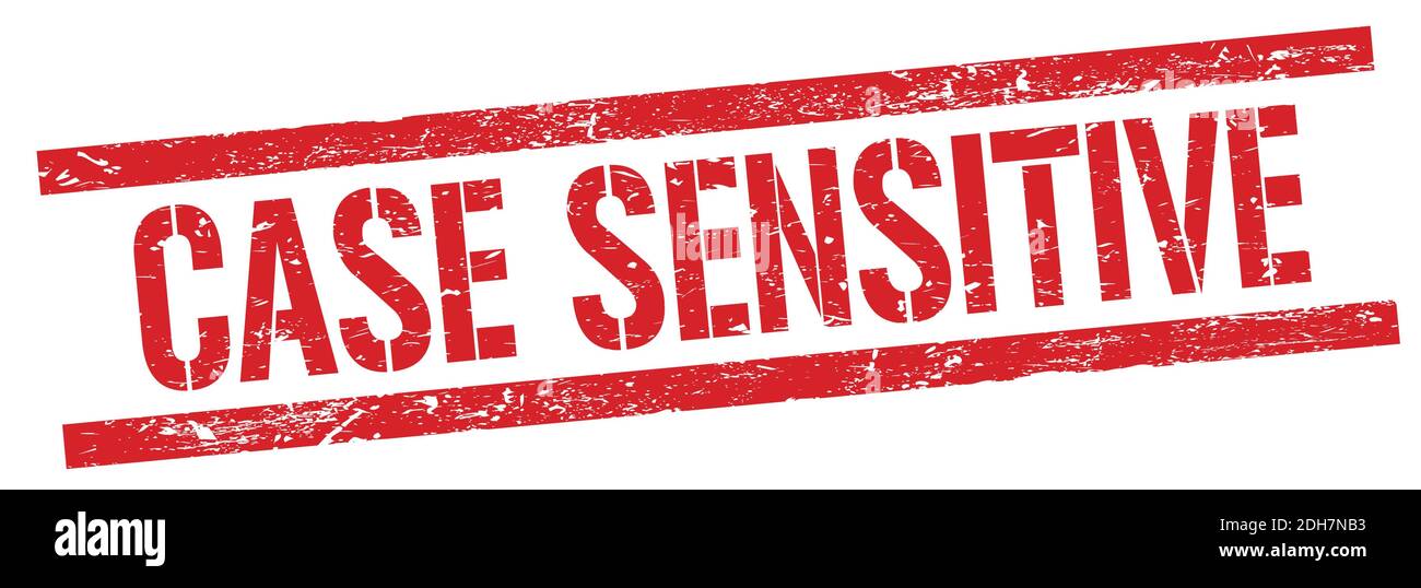 Case sensitive stamp hi-res stock photography and images - Alamy