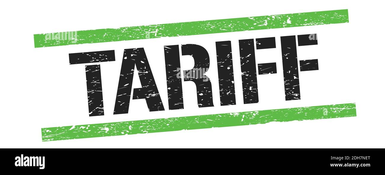 Tariff sign Cut Out Stock Images & Pictures - Alamy