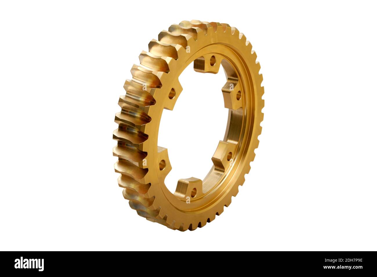 Gear wheel on a white background Stock Photo - Alamy