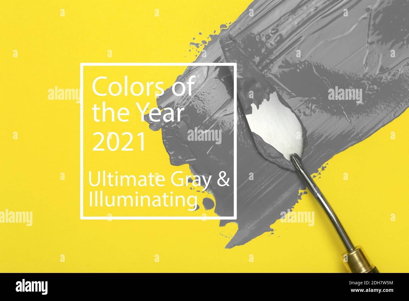 Colors of the year 2021 Ultimate Gray and Illuminating background ...