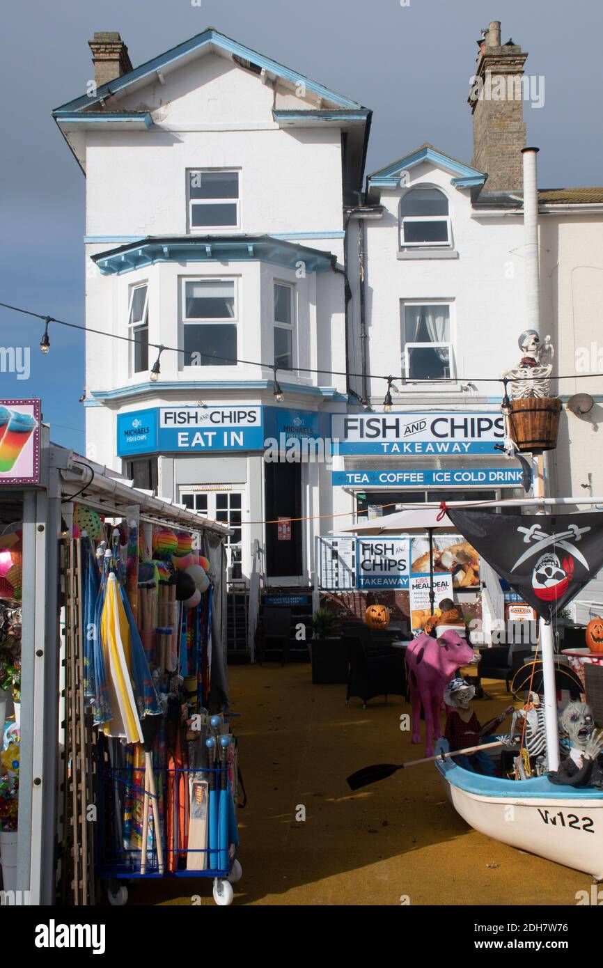 Lowestoft UK 25 October 2020: Seaside Fish and Chip Shop at Lowestoft ...