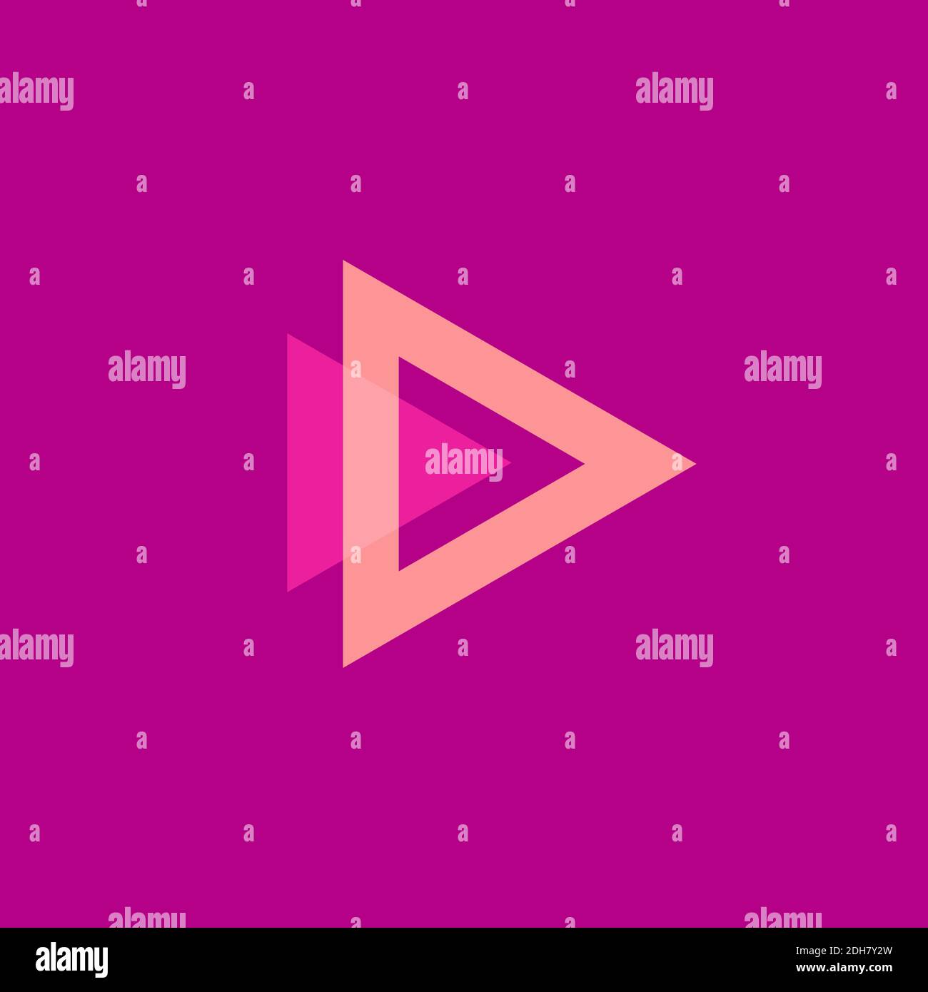 Triangle button hi-res stock photography and images - Alamy