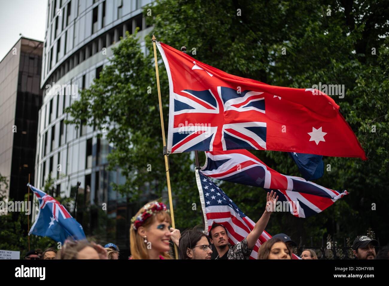 Union jack and american flag hi-res stock photography and images - Alamy