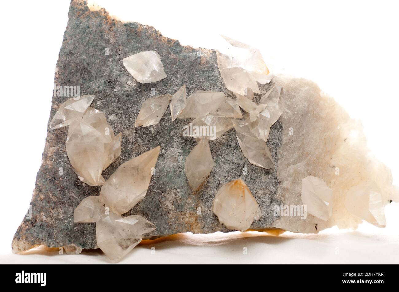 calcite crystal mineral samples, a rare earth mineral Stock Photo - Alamy