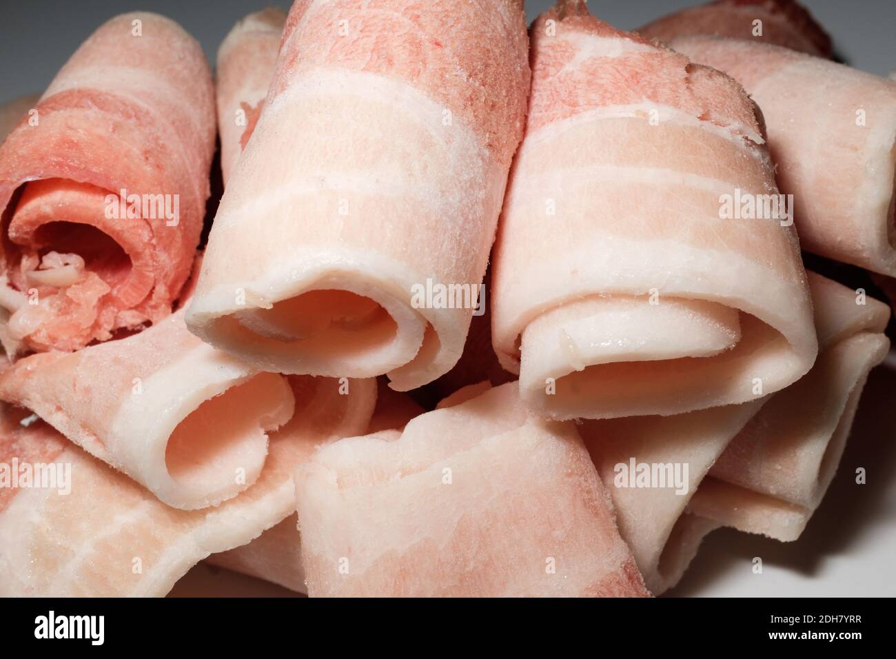 Raw pork frozen meat hi-res stock photography and images - Alamy