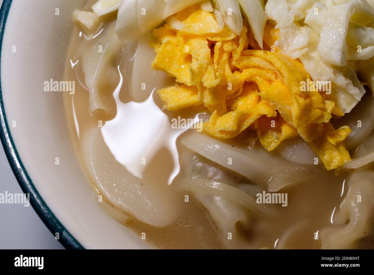 Rice cake soup with dumplings Stock Photo - Alamy
