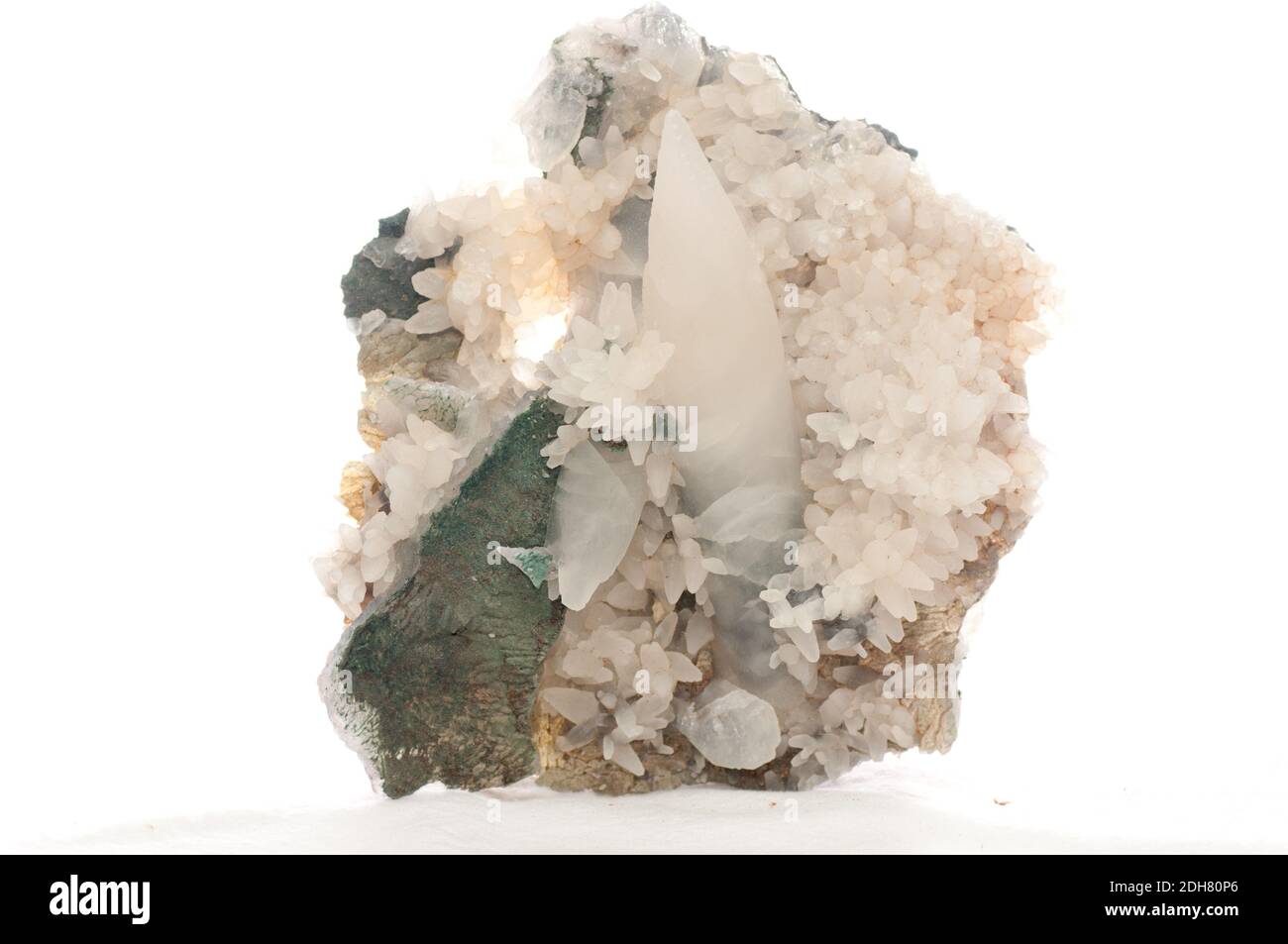 calcite crystal mineral sample, rare earth minerals Stock Photo - Alamy